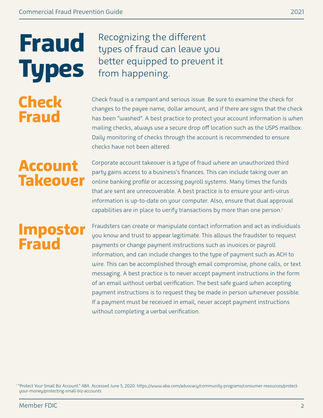 Commercial Fraud Prevention Guide – Smart Cents by FirstBank